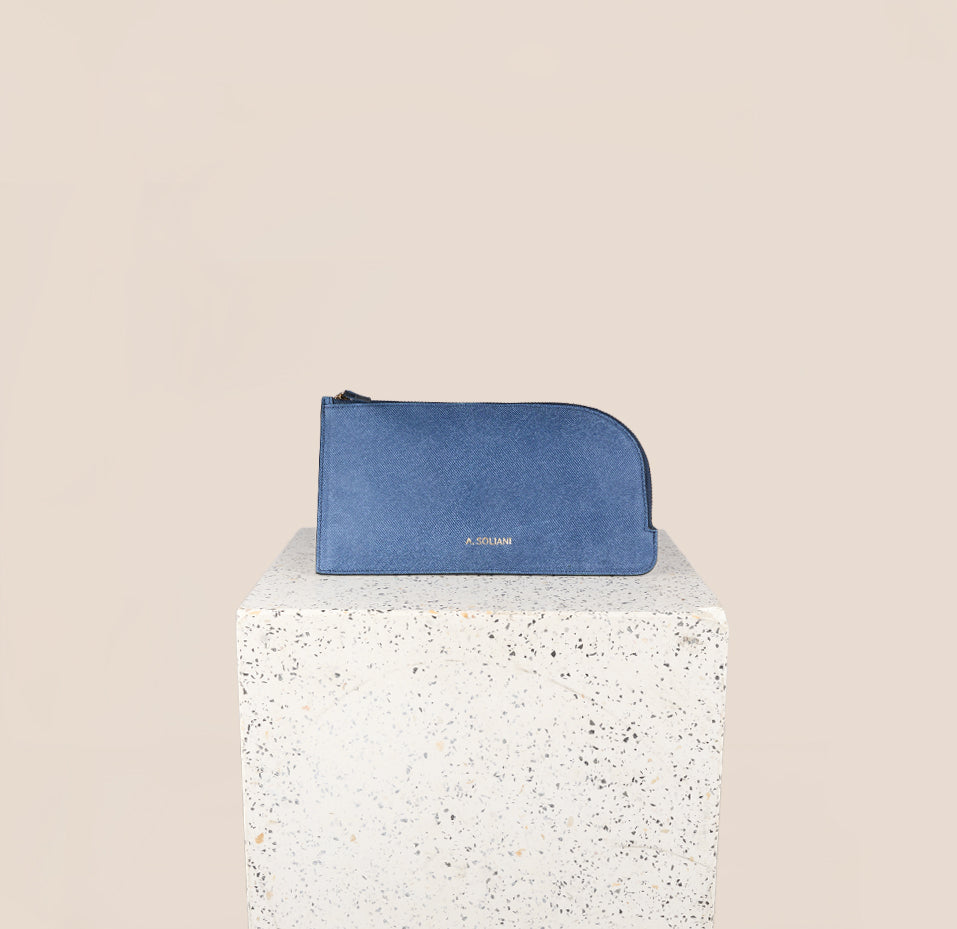 Crossover Bag - Denim Suede – A. Soliani