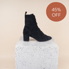 Venezia - Black Suede SAMPLE SALE - FINAL SALE – A. Soliani