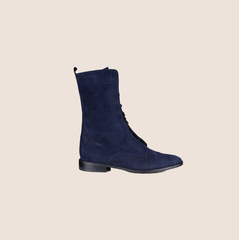 Milano - Navy suede- A.soliani – A. Soliani