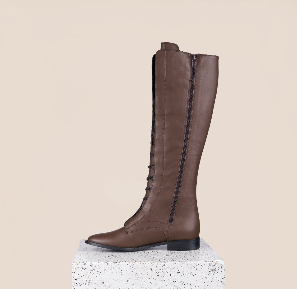 Milano Tall - Chocolate Leather A. Soliani