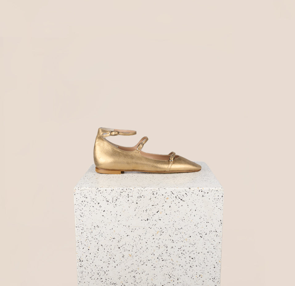 Nola Almond - Gold Foil SAMPLE SALE – A. Soliani