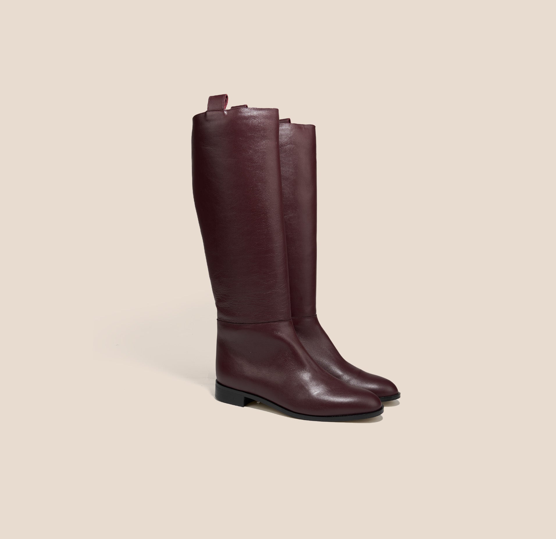 Ravello Tall Boot Bordeaux| A. Soliani | Made in Italy