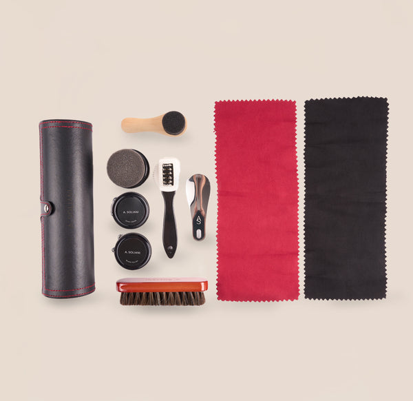 Premium Leather Suede Shoe Care Kit – A. Soliani
