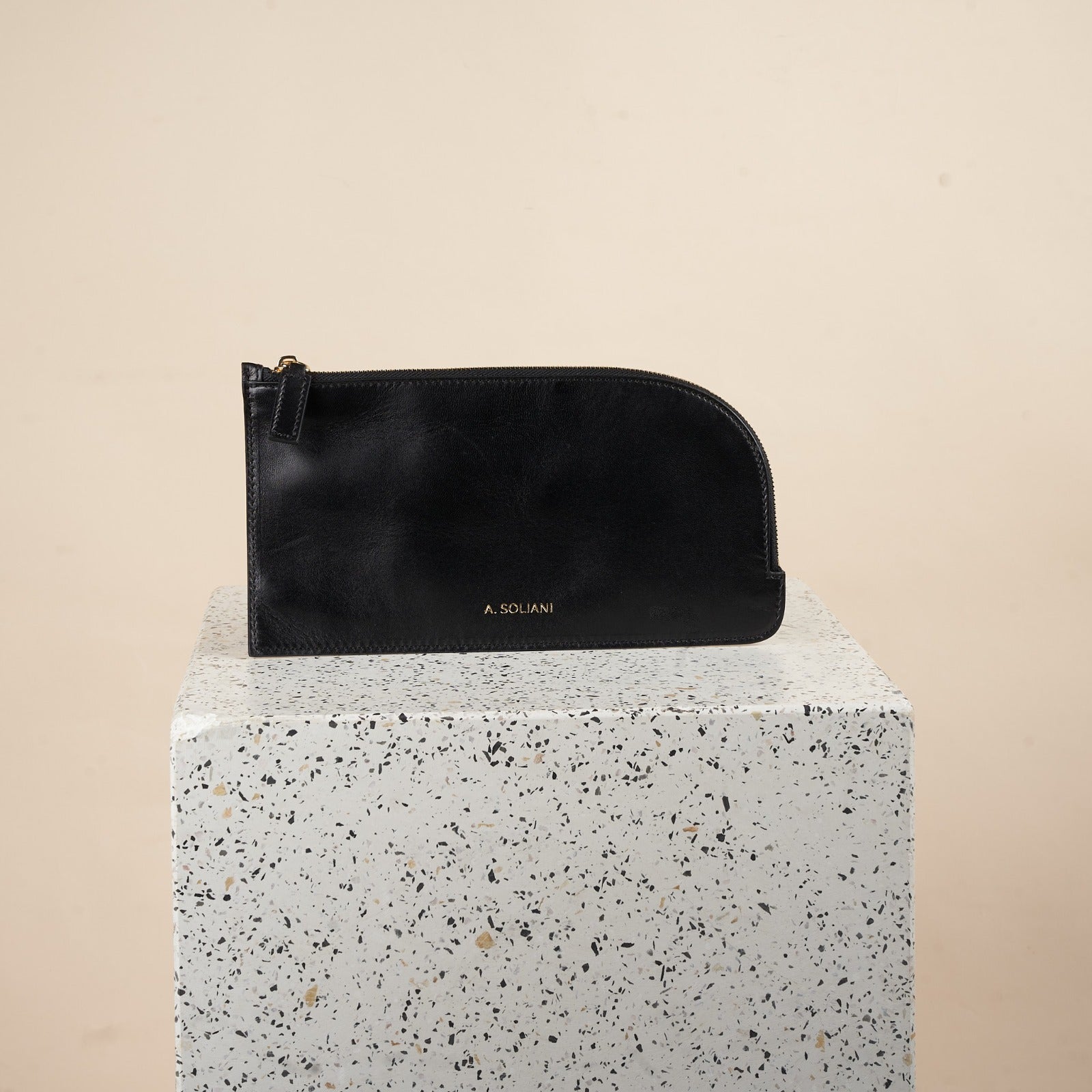 Crossover Bag - Black Leather – A. Soliani