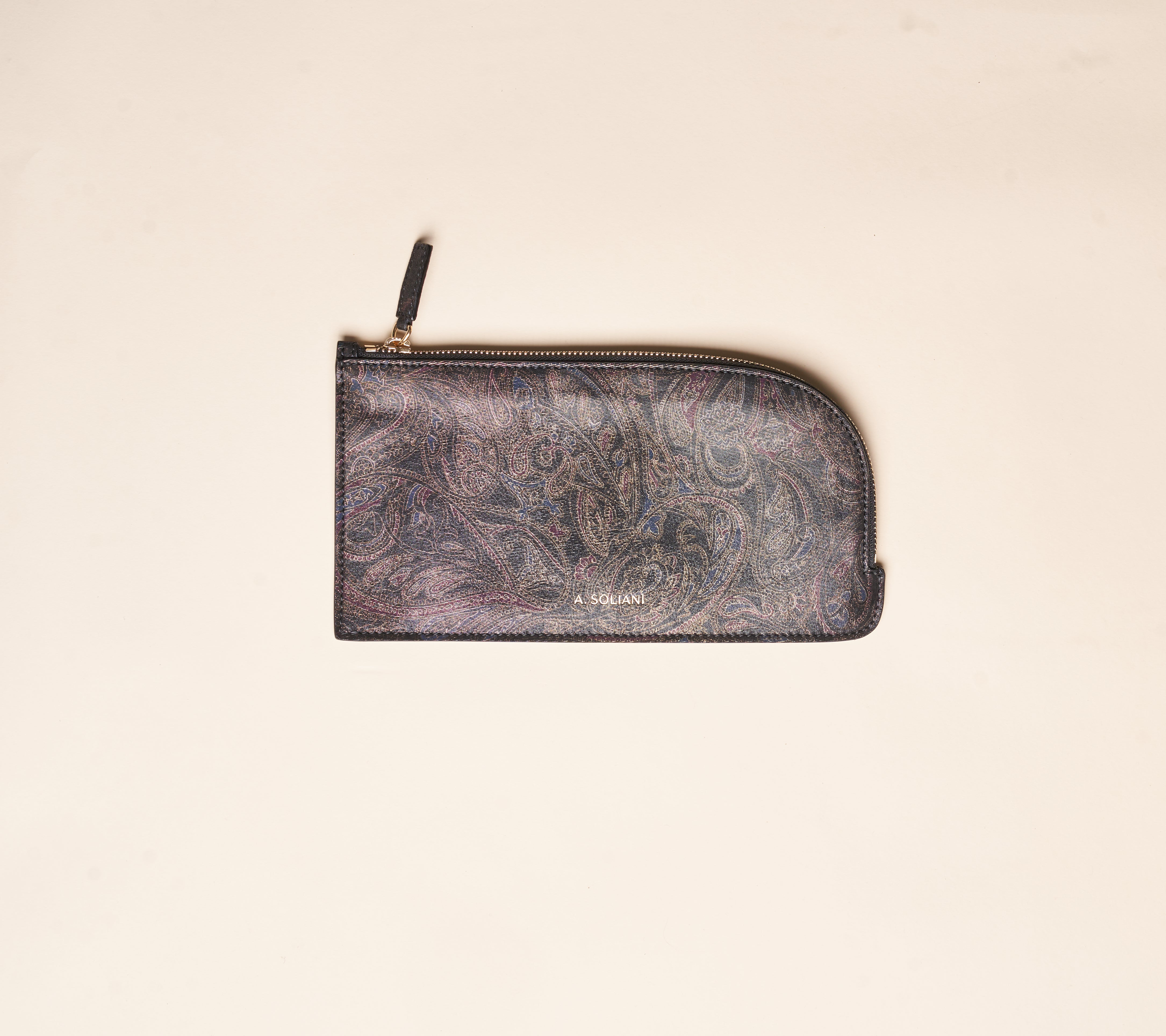 Crossover Bag - Paisley Suede – A. Soliani